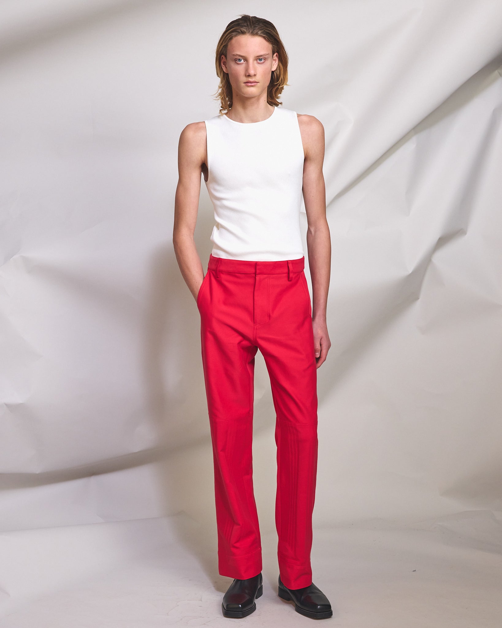 Jelle Trousers - Heart Red – MARTAN